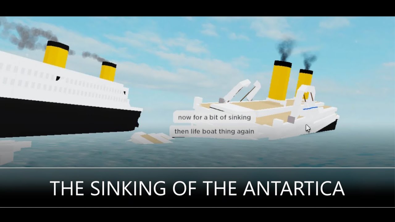 Roblox plane crazy sinking ship - YouTube