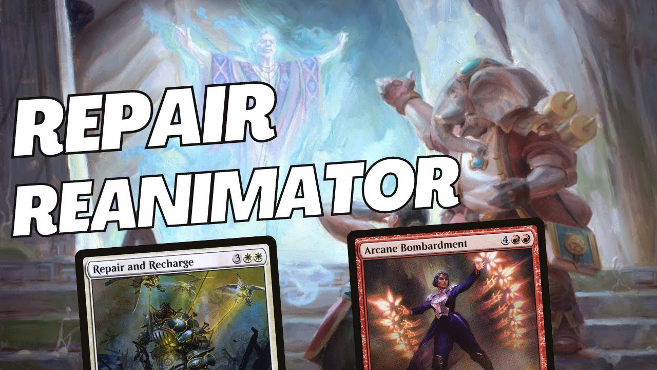 Repair Reanimate Bombardment ⚪🔵🔴 MTG Arena standard - YouTube