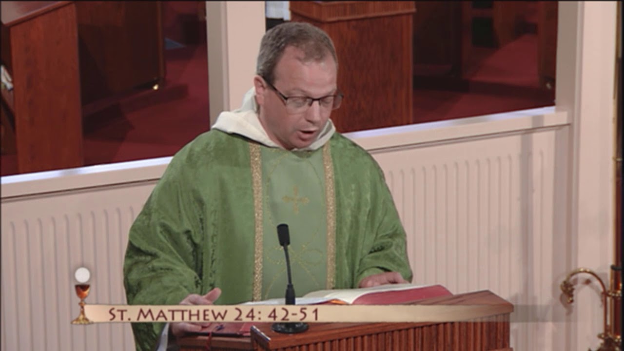 Daily Catholic Mass - 2018-08-30 - Fr. Thomas Joseph White, O.P. - YouTube