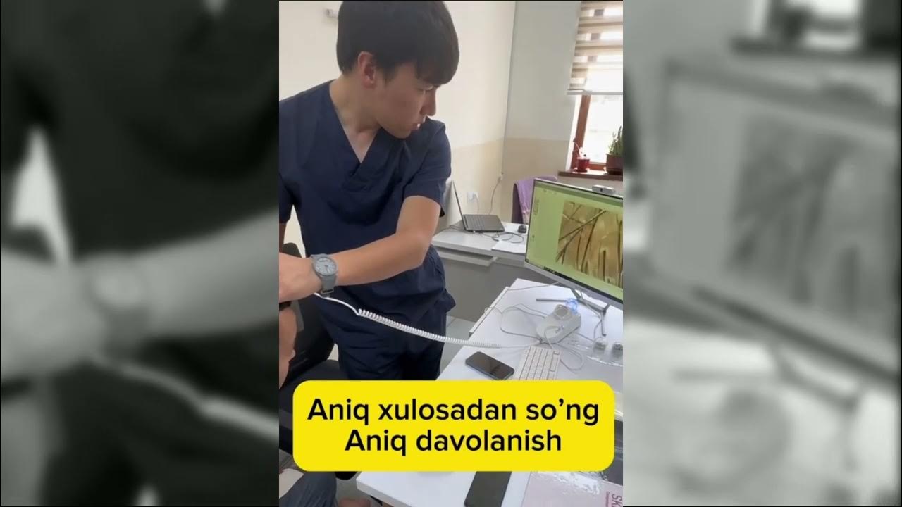 Трихоскоп аппарати - YouTube
