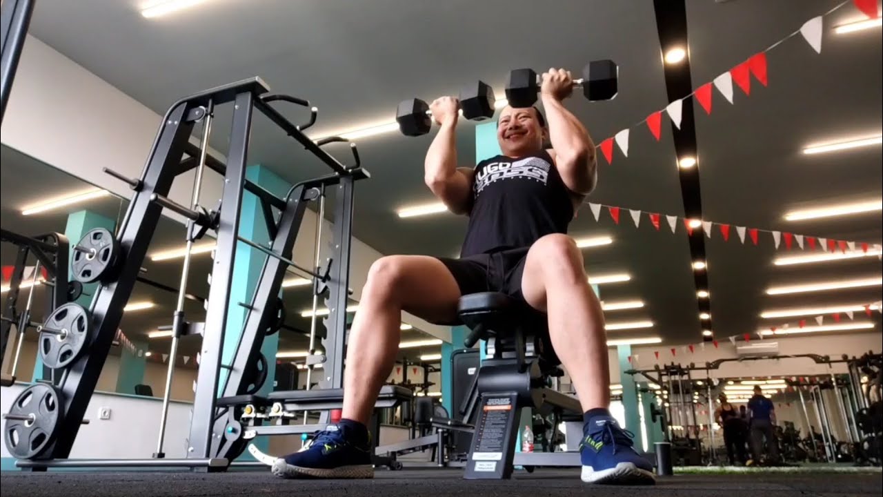 CARA LATIHAN OTOT BAHU / LATIHAN SHOULDER GYM... - YouTube