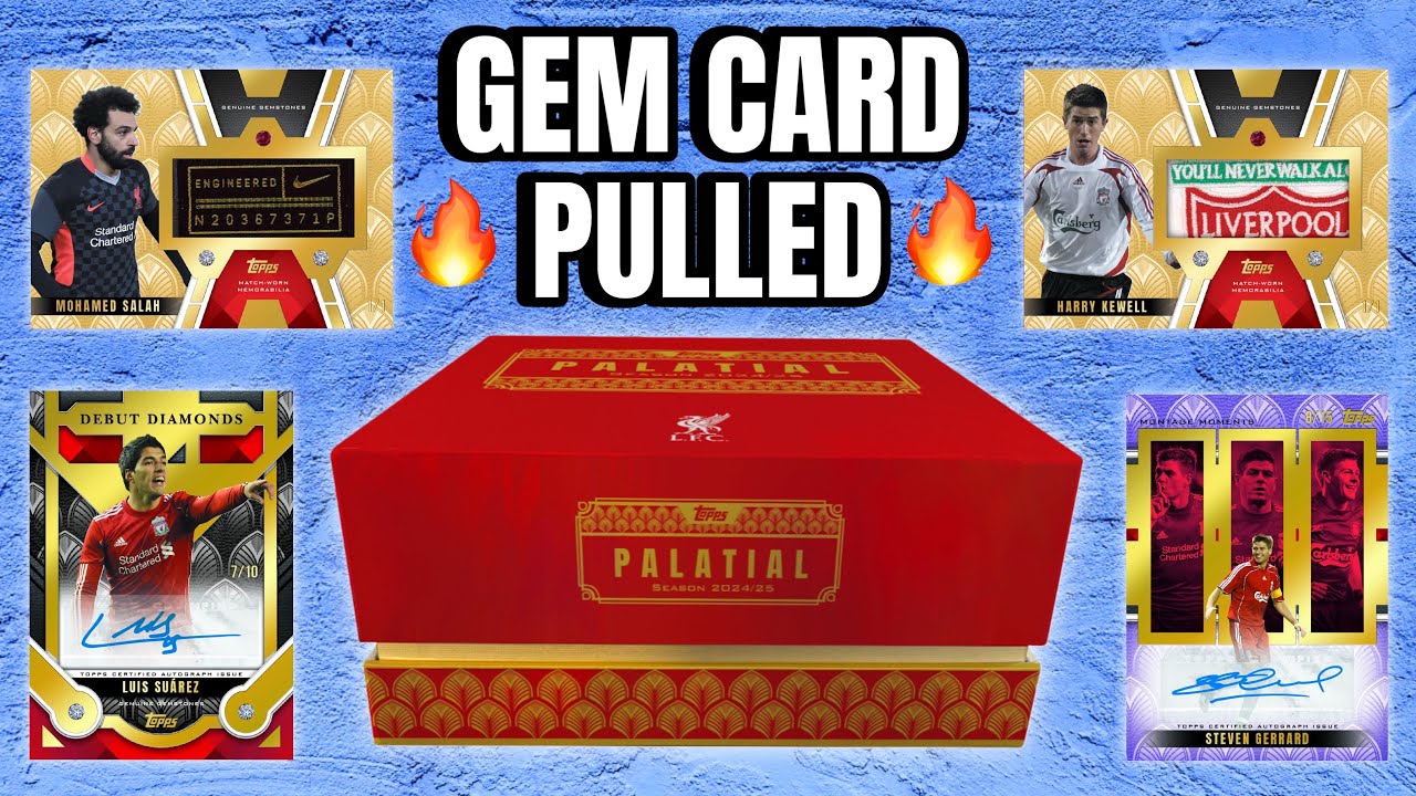 💎😍 I PULLED A GEM CARD! | $900 Liverpool High-end Topps Palatial Box! 🏆 ...