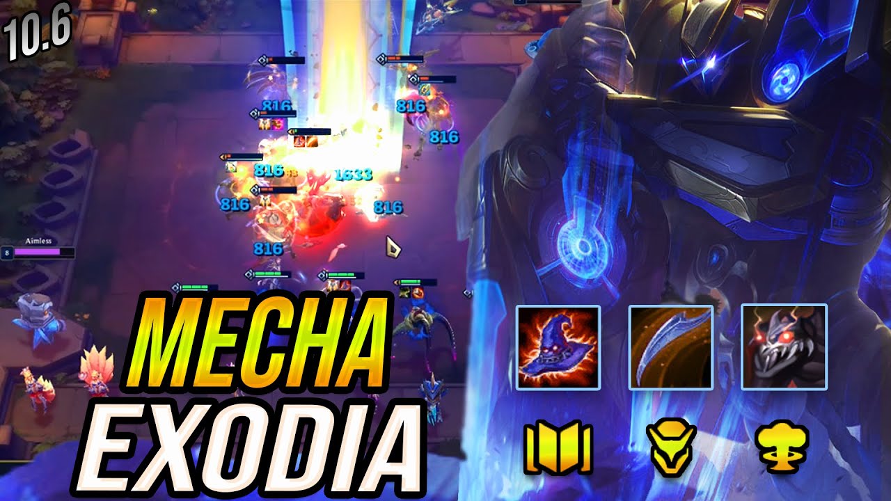 6 SORCERER MECHA-PILOT EXODIA!!! - TFT SET 3 GAMEPLAY | Teamfight ...