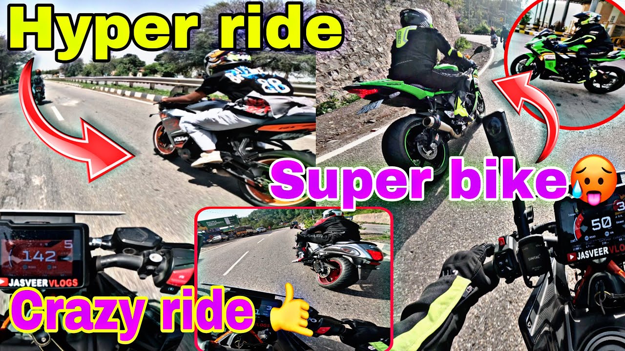 Hyper ride on hills || crazy ride 🤙|| Duke 390 vs super bike 🥵 ...