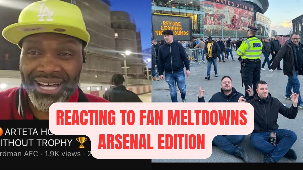 REACTING TO FAN MELTDOWNS | ARSENAL COOKING PART 2 WITH PRIME ...