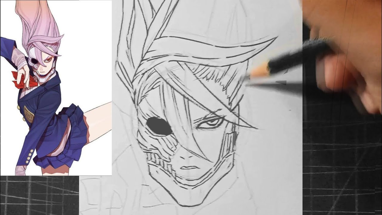 How to Draw AIRA ACROBATIC SILKY Form | DAN DA DAN - step by step ...