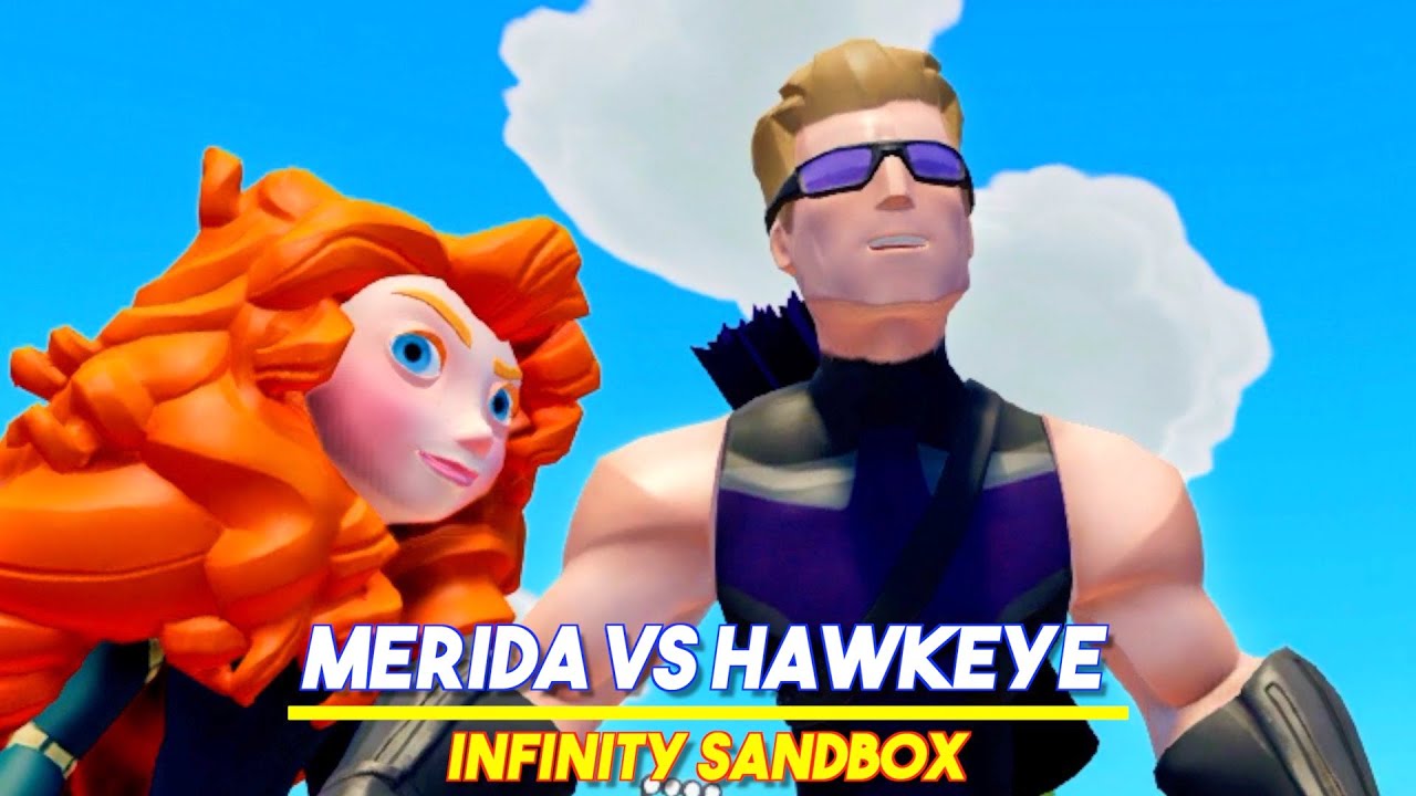 Merida vs Hawkeye | Disney Infinity Gameplay - YouTube