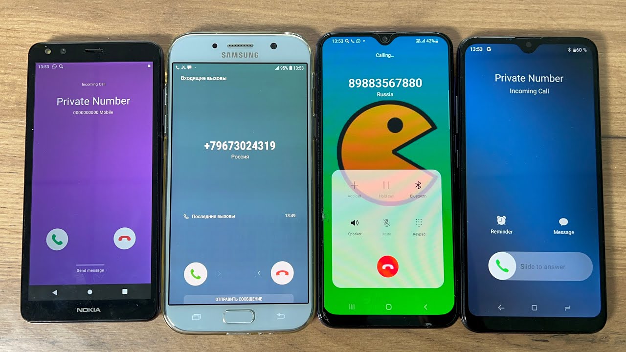 Nokia C01 Plus Mobile Calls vs Galaxy A7 (2017) Incoming Call Hold ...