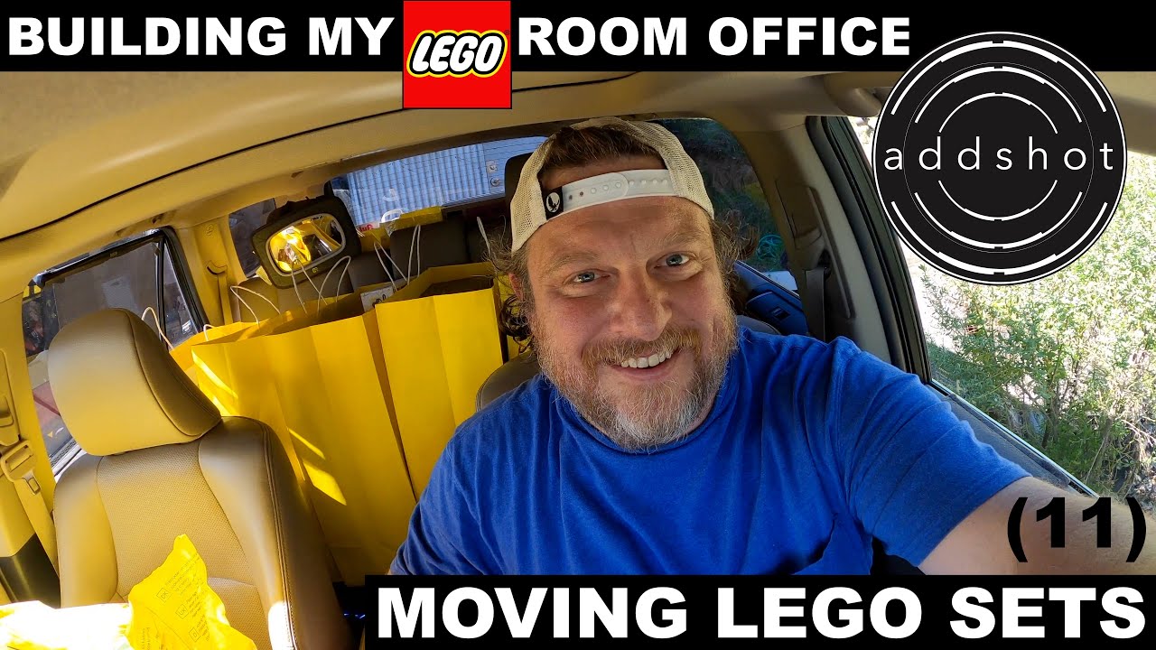 Building My Lego Room Office - (11) Moving Lego Sets (4K) - YouTube