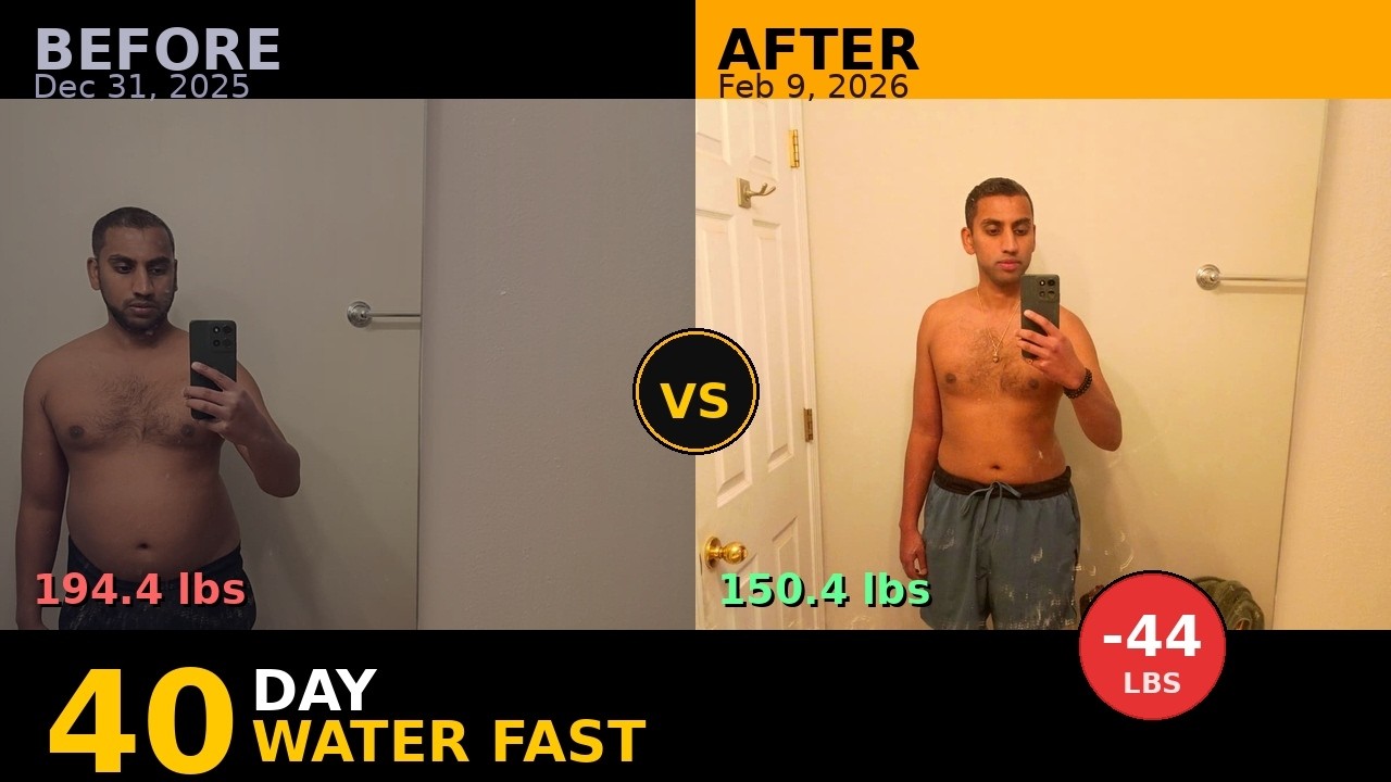 My 40 Day Water Fast Experience - YouTube