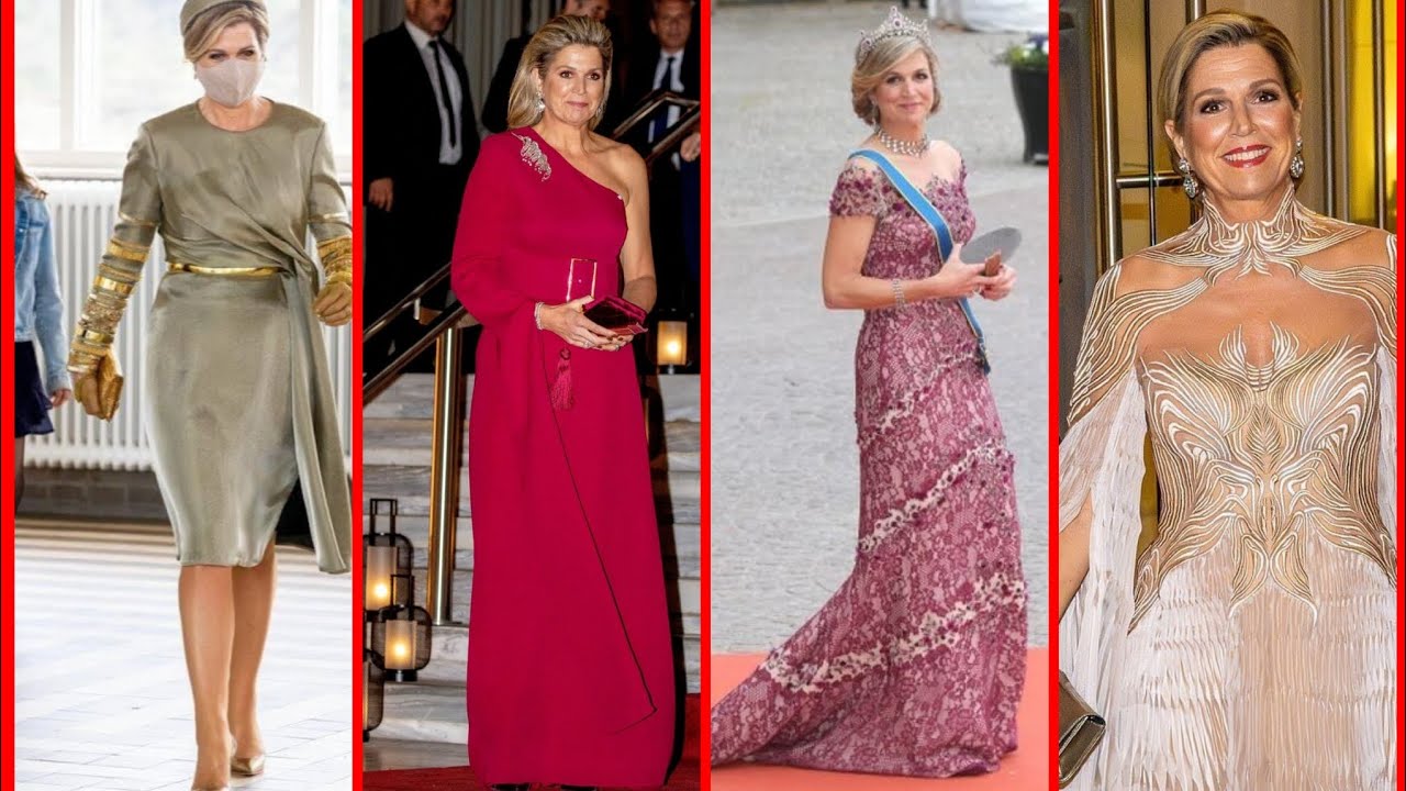 Queen Maxima Looking Stunning In Long maxi dresses designs beautiful ...