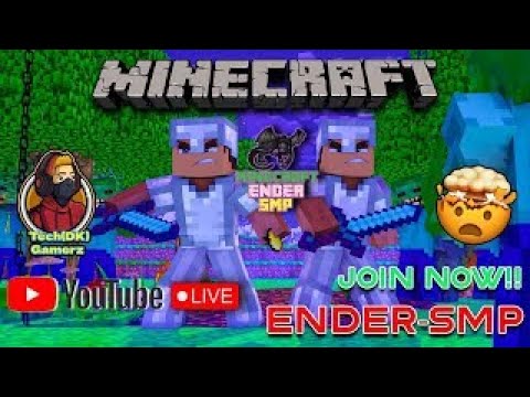 Building Aquarium in Minecraft Ender SMP Live.| Tech(DK) Gamerz. - YouTube