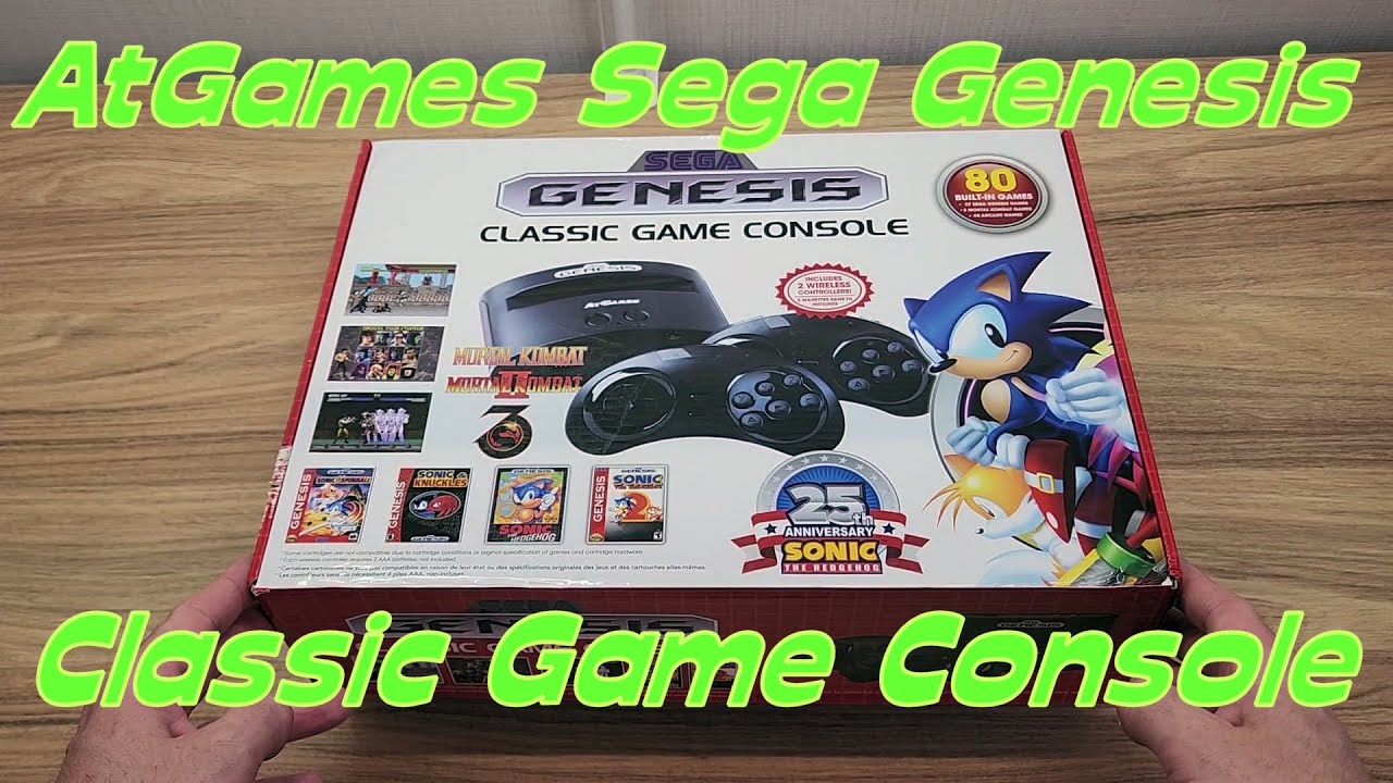 AtGames Sega Genesis Classic Game Console (2016 version) - YouTube