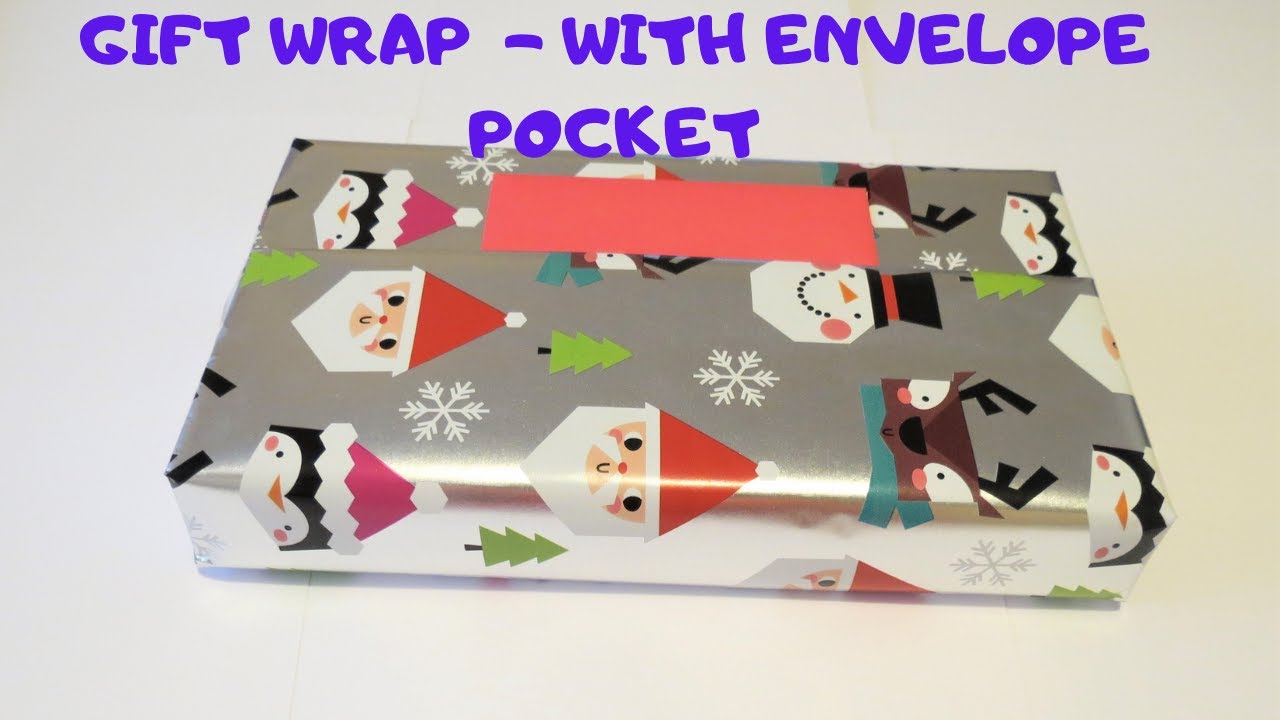 Gift Wrap - with Pocket for Card - YouTube