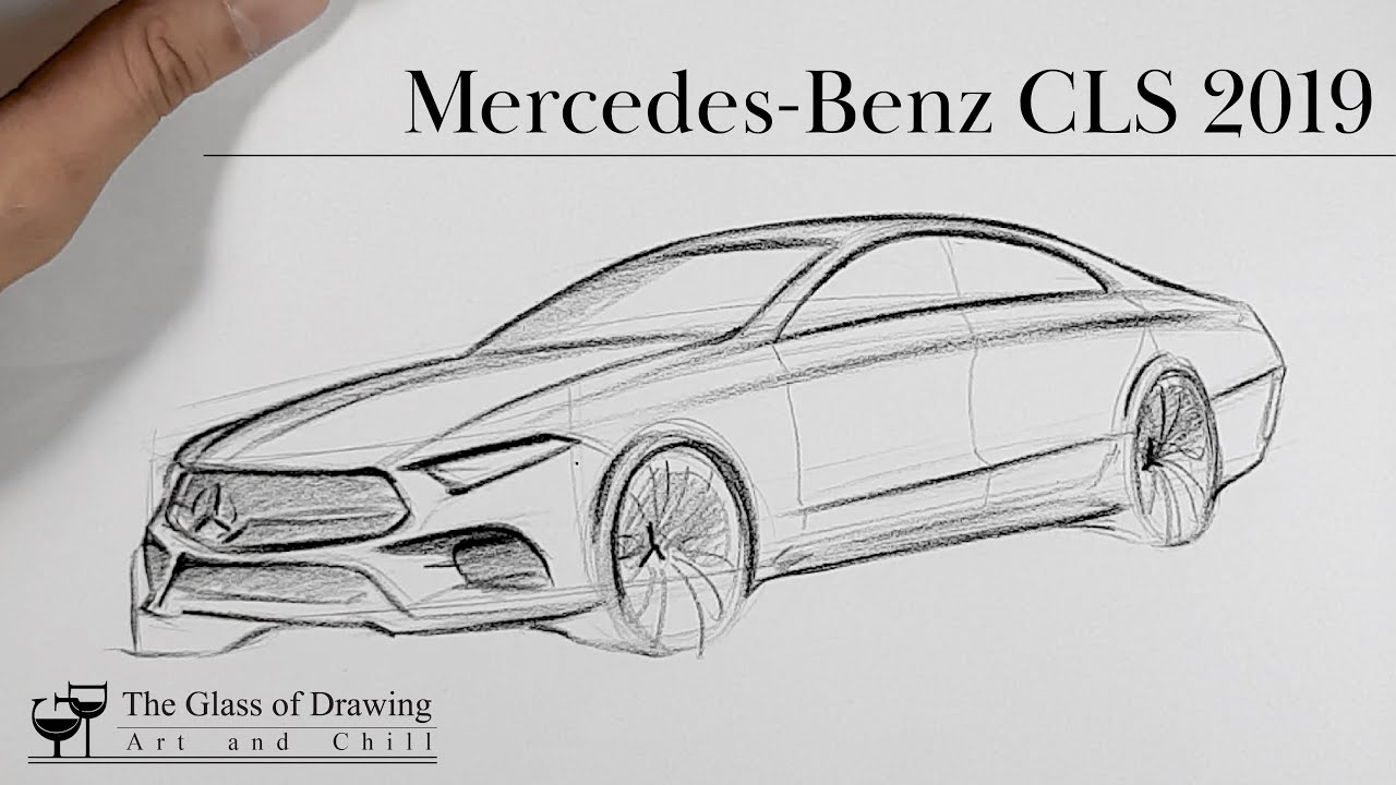 Mercedes-Benz CLS 2019 Drawing - YouTube