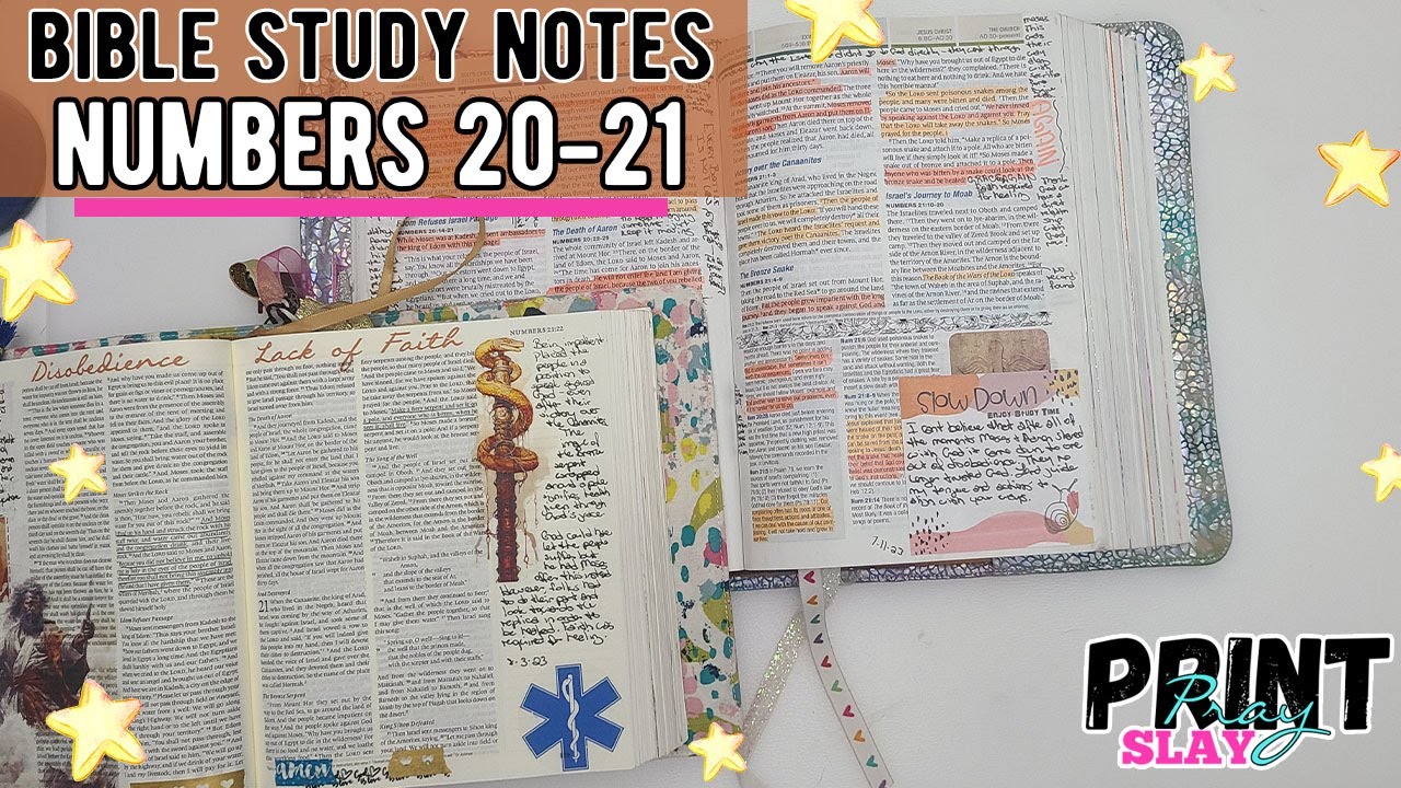 Bible Study With Me Numbers 20-21 | Cookies & Christ - YouTube