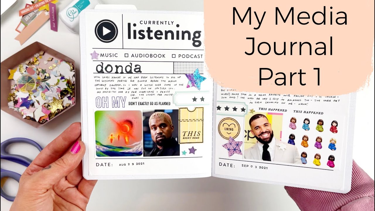 Media Journal Mini Album Process- Part 1 - YouTube