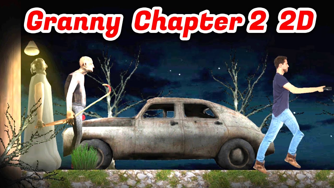 Granny Chapter 2 in 2D - Granny 2D Grandpa House Escape - YouTube