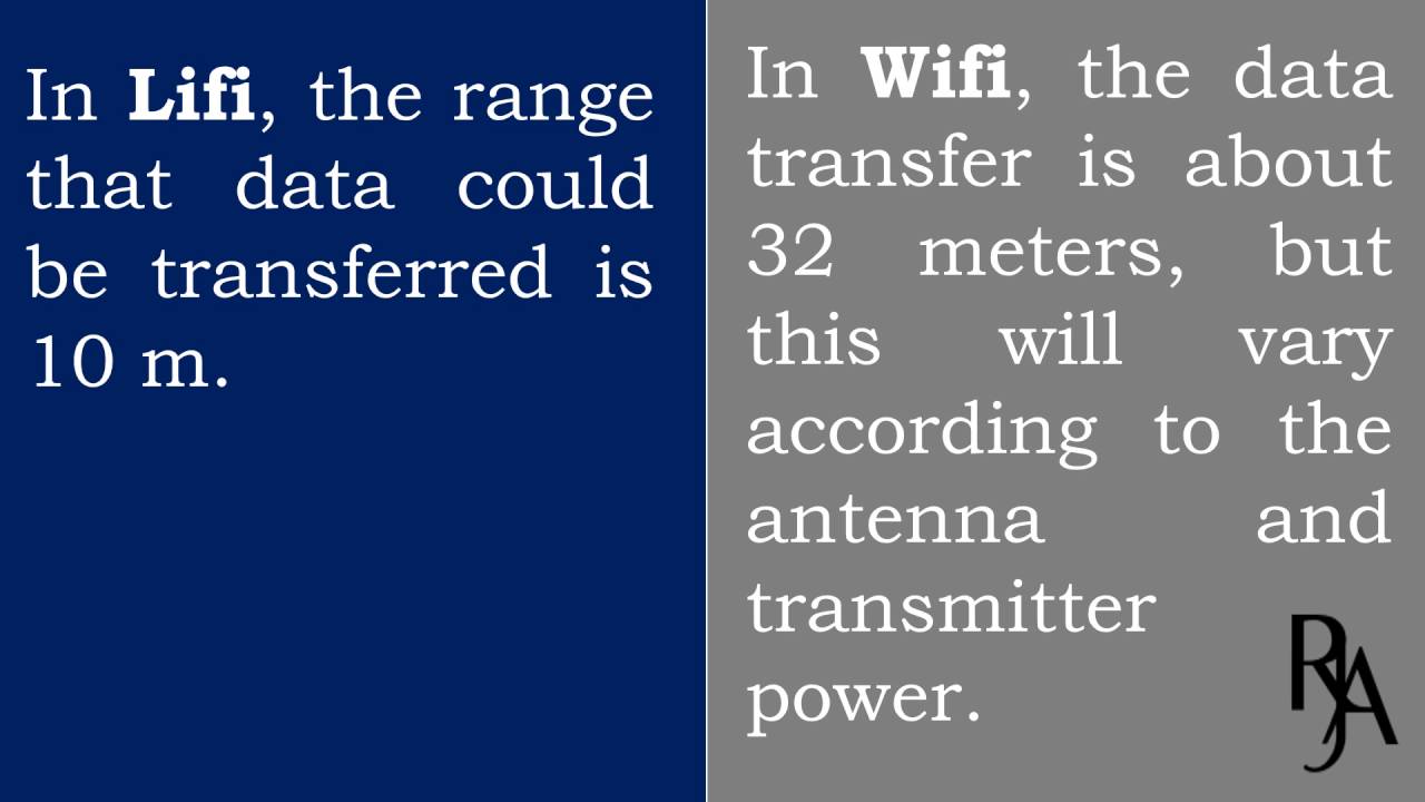 DIFFERENCE BETWEEN LIFI AND WIFI - YouTube