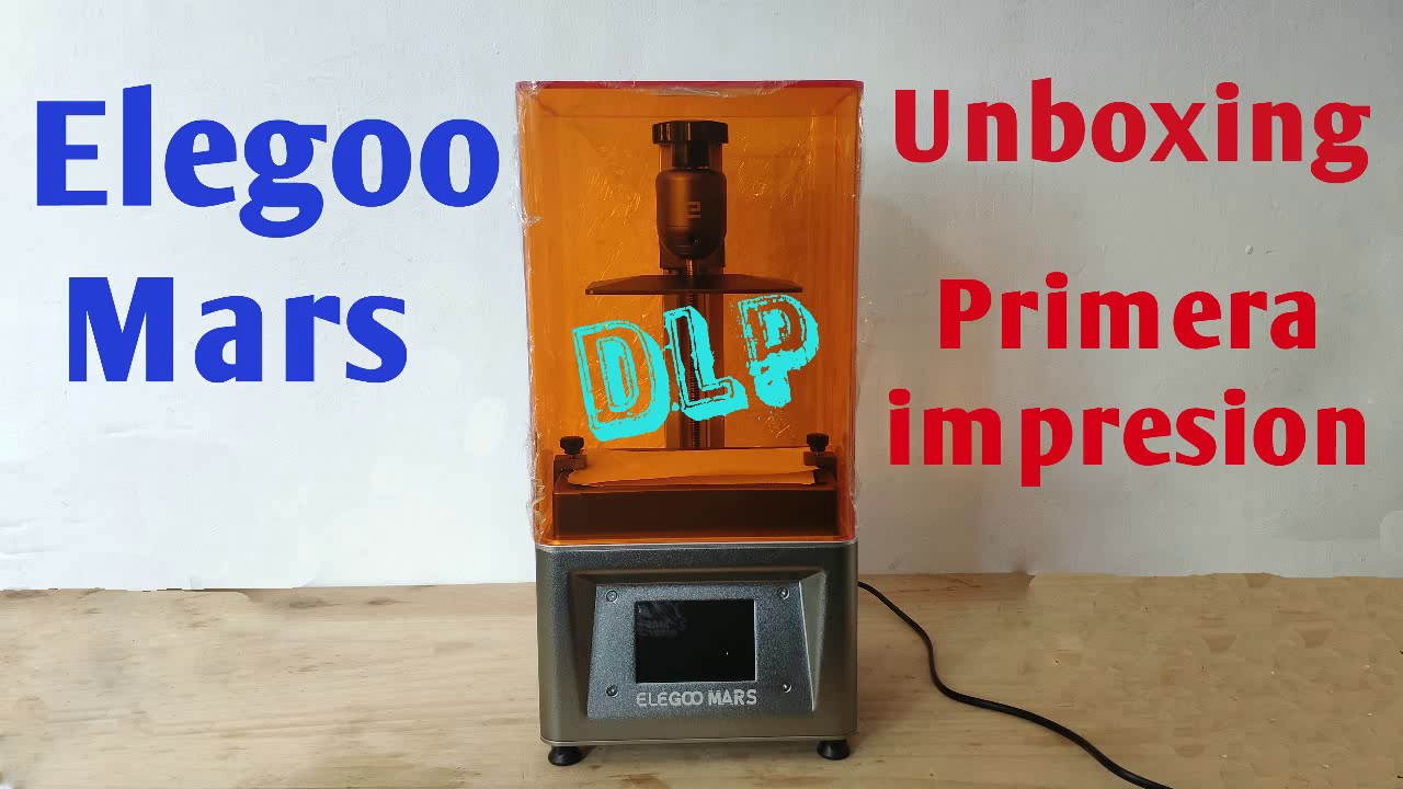 Elegoo Mars - Unboxing y Primera Impresion DLP - Impresion 3d - YouTube