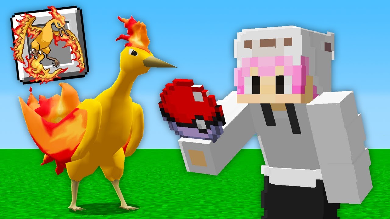 A PRIMEIRA AVE LENDARIA!! EM BUSCA DO MOLTRES DE GALAR NO MINECRAFT ...