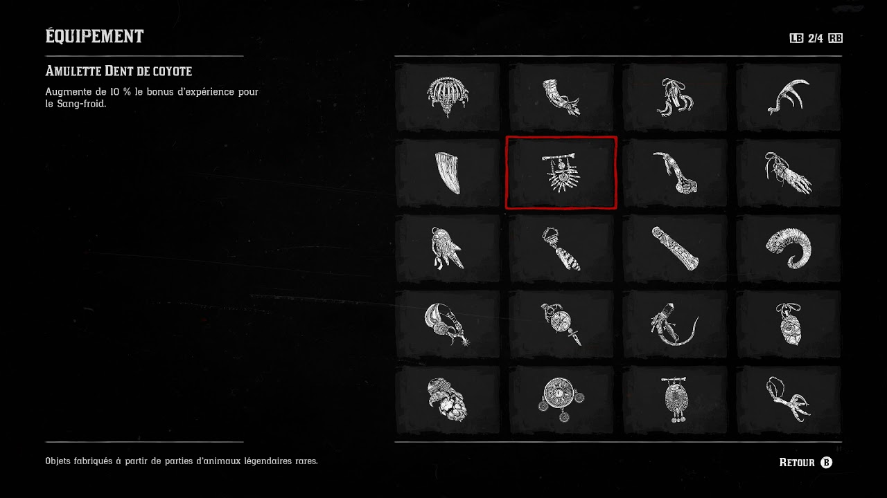 Red Dead Redemption 2 Encyclopédie Equipements 100% - 79/79 - YouTube