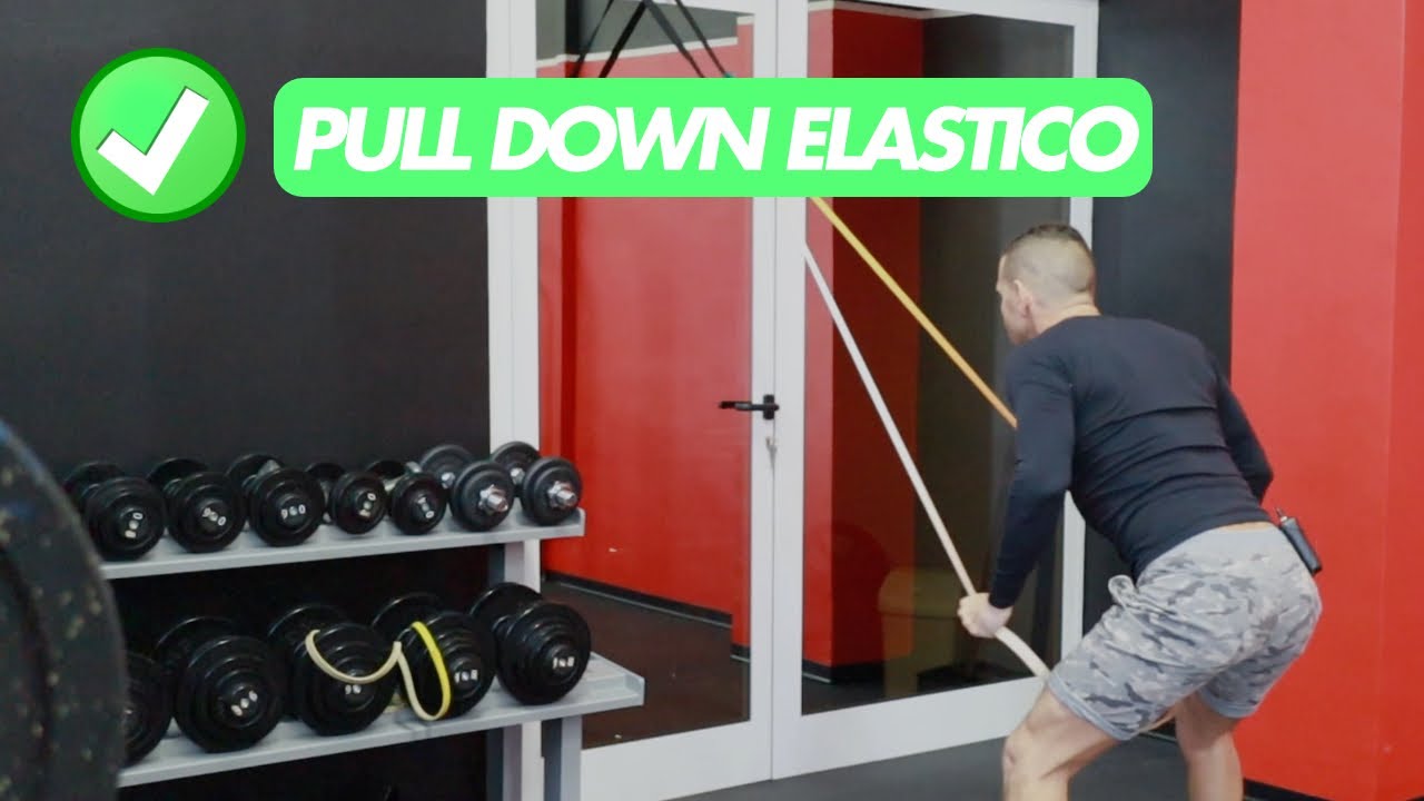 Pull down elastico ideale se ti alleni in casa - YouTube