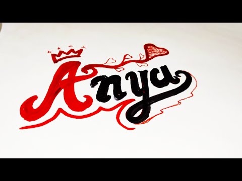 ANYA name status /whatsapp new status / whtsapp video / tiktok video / A words status / name art vid