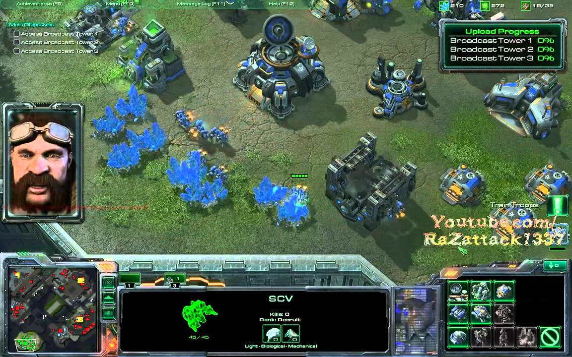 [Hard] Starcraft 2 : WOL Mission 20 Media Blitz Secret Mission & ALL ...
