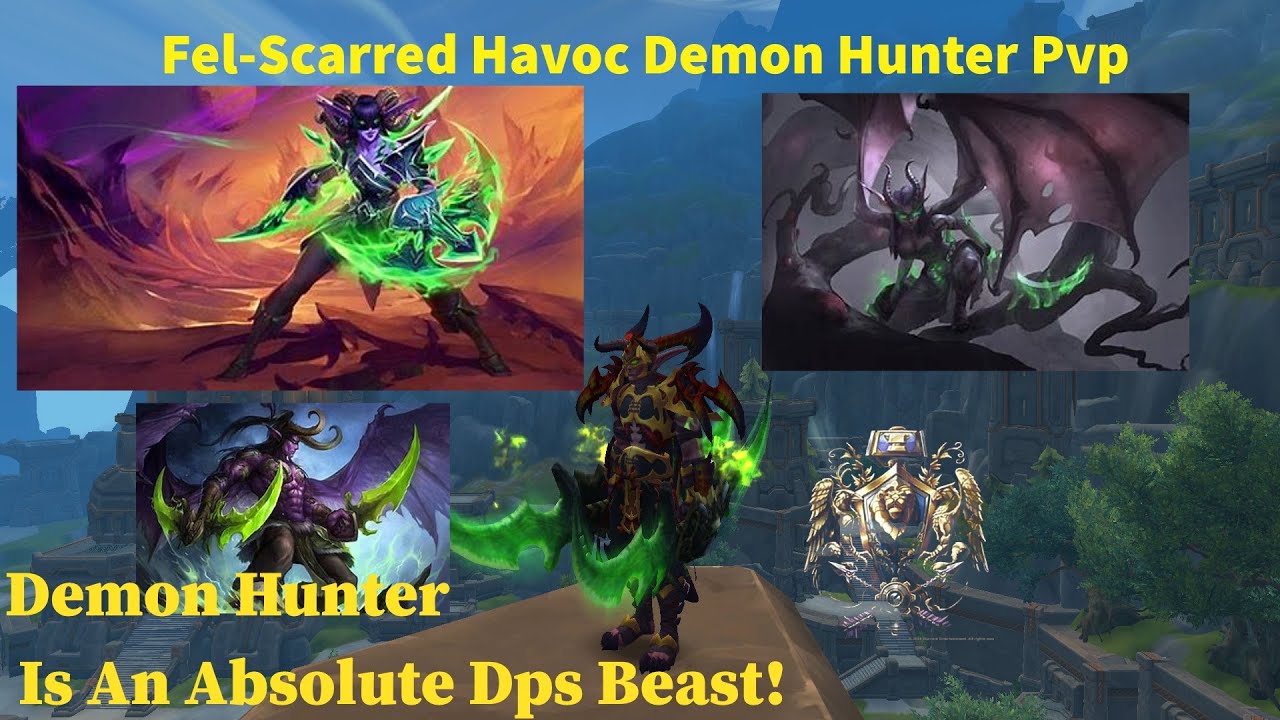 Fel-Scarred Havoc Demon Hunter - (Battlegrounds Pvp Highlights #14 ...