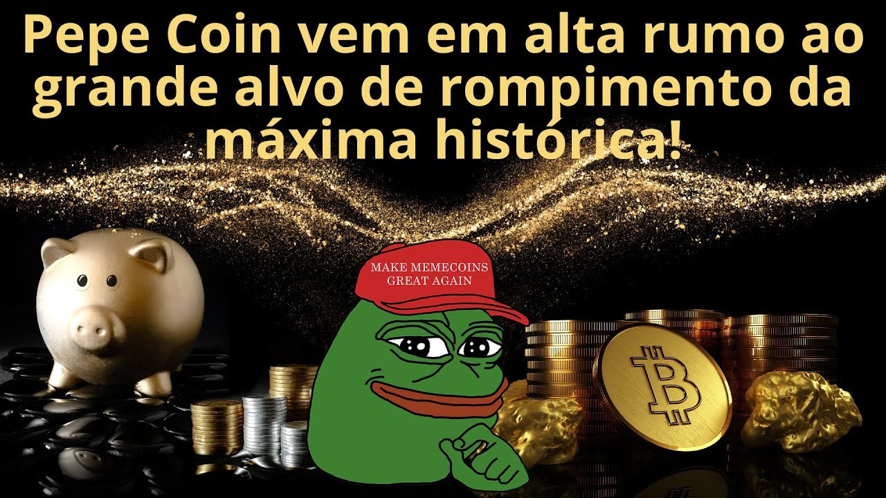 Pepe Coin #PEPE continua com um super volume e tentando ir em direção ...