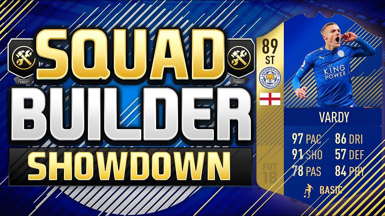 FIFA 18 SQUAD BUILDER SHOWDOWN!!! TEAM OF THE SEASON VARDY!!! First ...