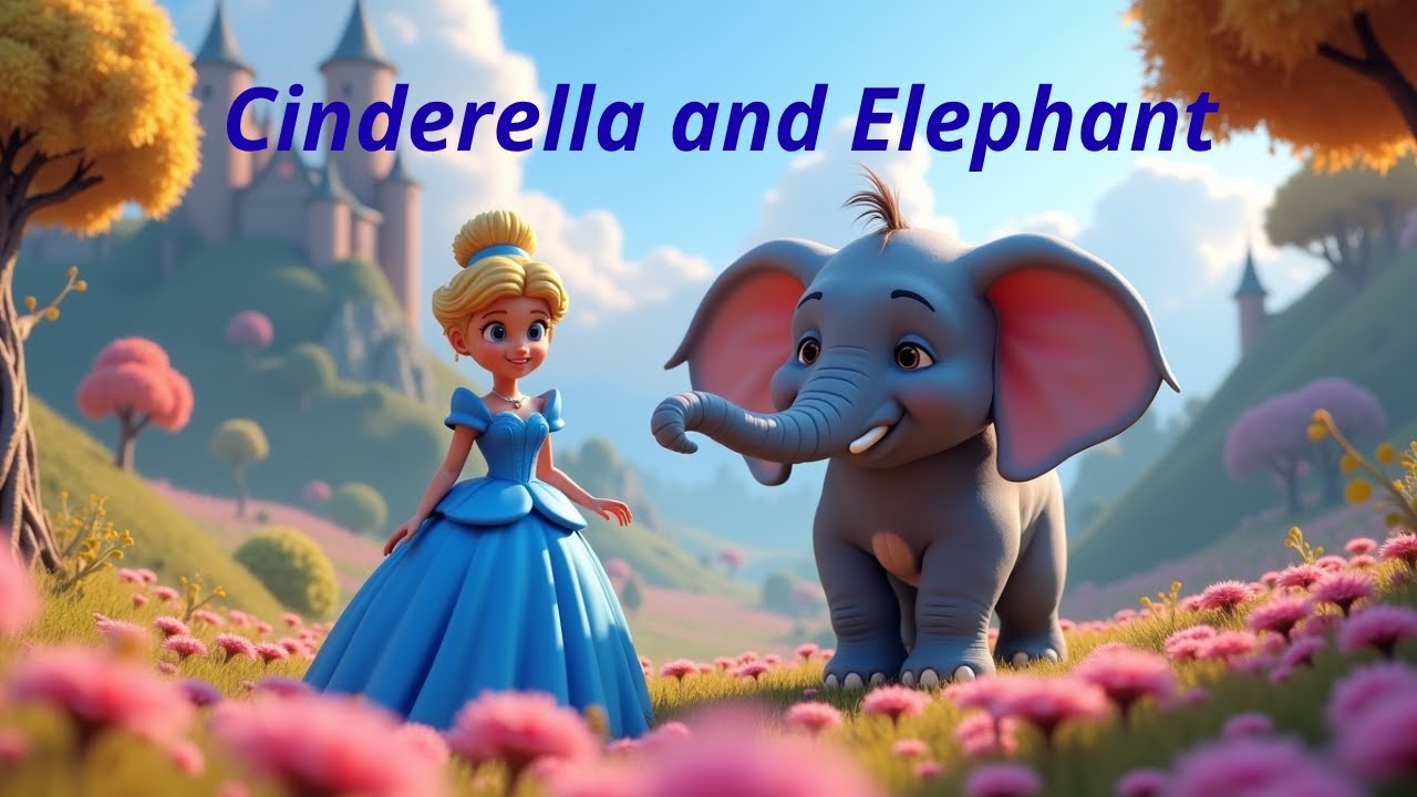 Cinderella and Elephant - Fairy Story 🐘🙎🏻‍♀️ - YouTube