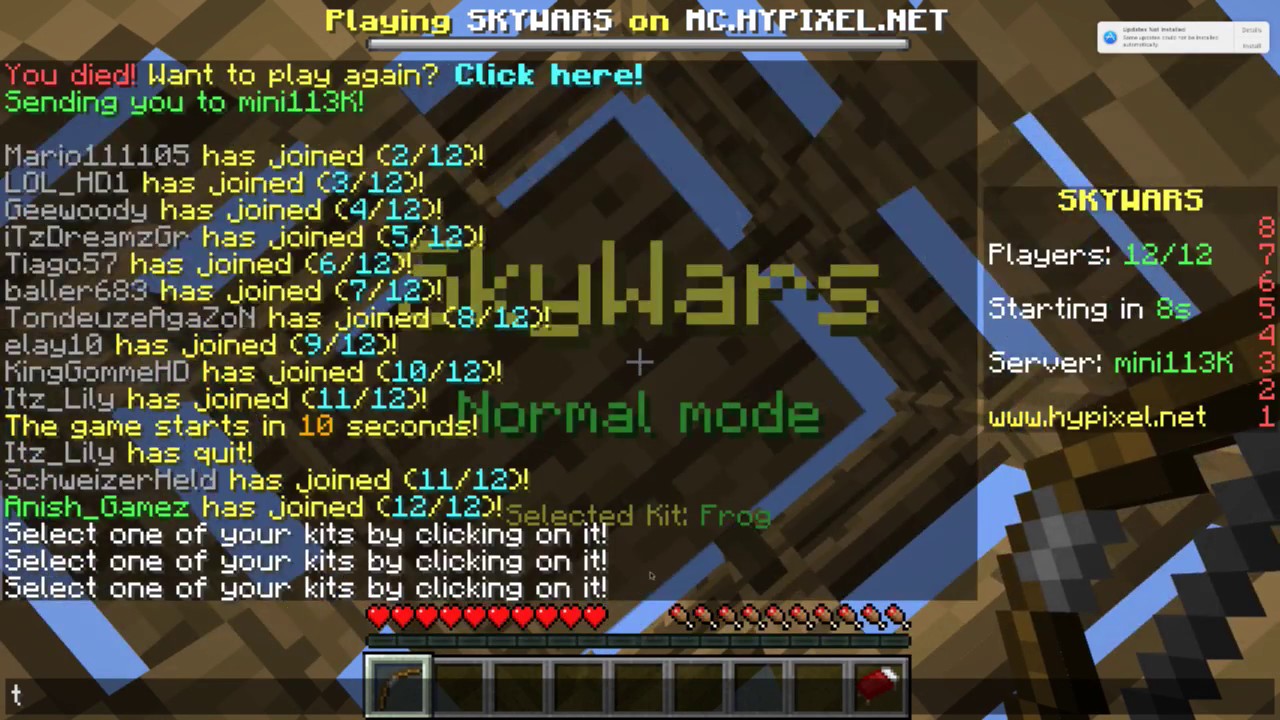 Minecraft | Hypixel mini games [1] - YouTube