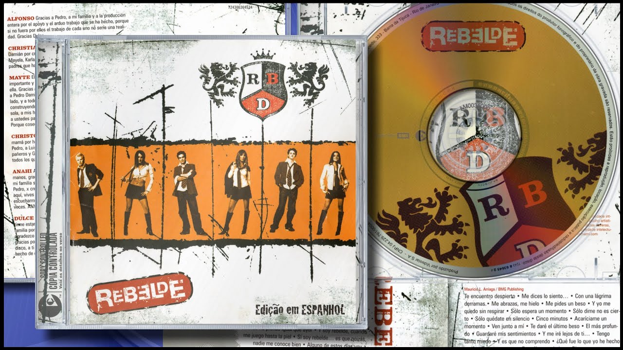 RBD - _R_e_b_e_l_d_e_ (2005, EMI, Televisa, Capitol Records) - CD ...
