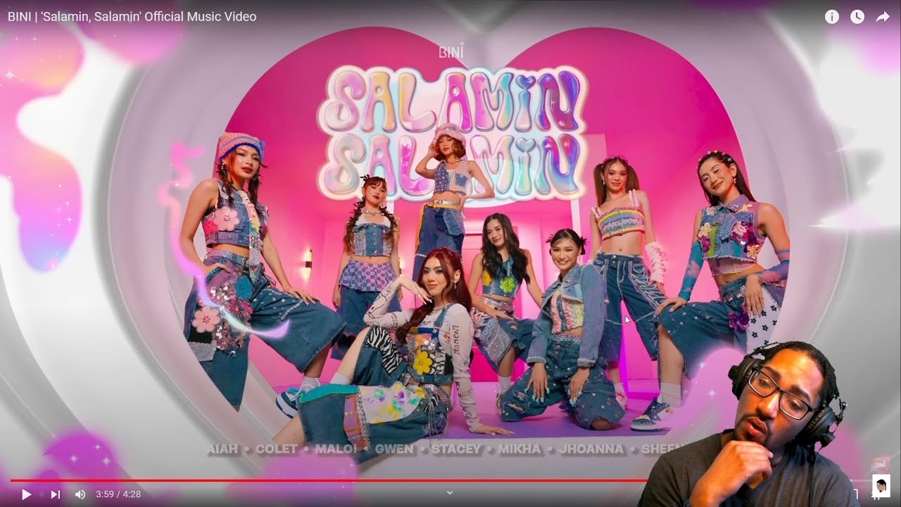 BINI | 'Salamin, Salamin' Official Music Video [REACTION!!] - YouTube