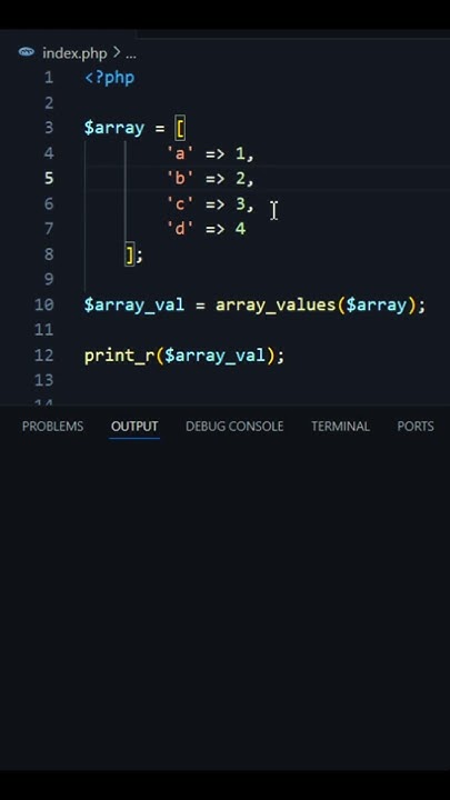 Extracting Values from an Associative Array #coding #programming #phpdeveloper #php #shorts ...