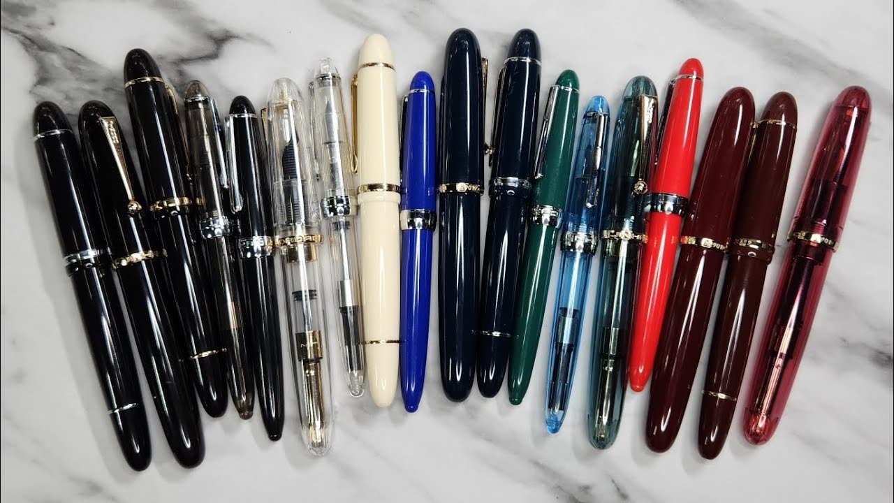 Jinhao 9019 + Jinhao X159 + Jinhao 992 - YouTube