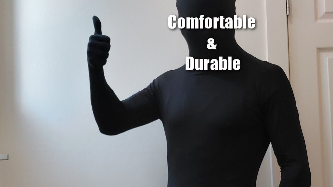 AltSkin Full Body Stretch Fabric Suit (L, Black) Try On & Review - YouTube