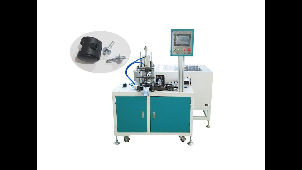 Automatic caster wheel assembly machine, trolley wheel assembly machine ...