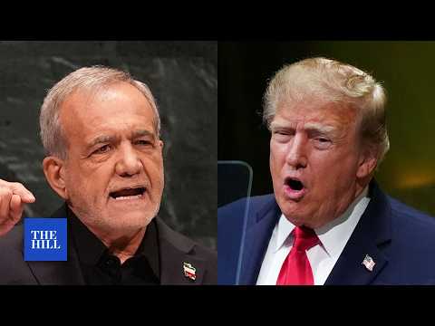 BREAKING: Iranian president responds to Trump's annihilation threats at UN General Assembly