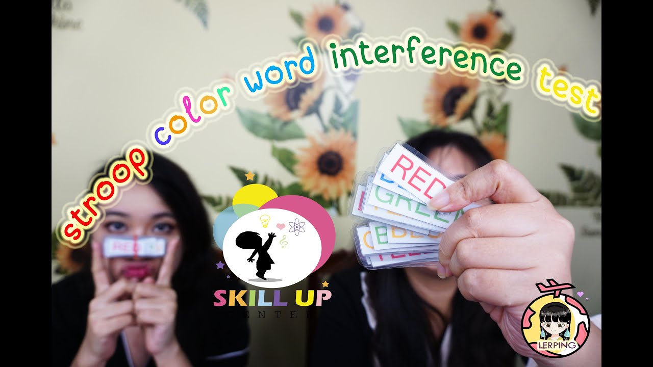 ของเล่น SKILL UP Center : stroop color word interference test - YouTube