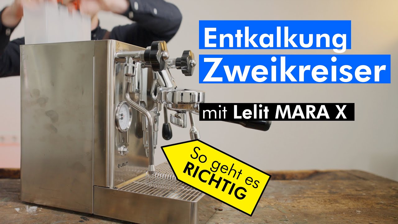 Die RICHTIGE ENTKALKUNG einer Espressomaschine (Zweikreiser) - am ...