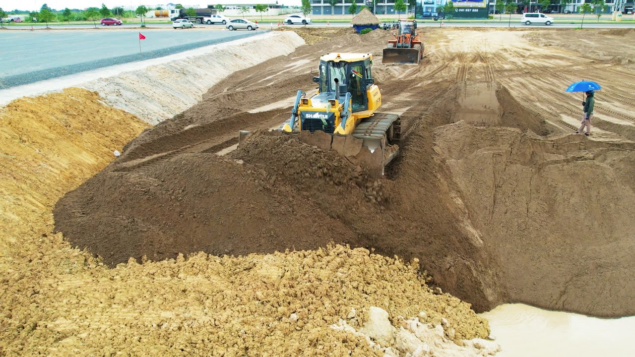 Ep3, Afternoon Update! Heavy Equipment Still Continue Filling Sand In ...