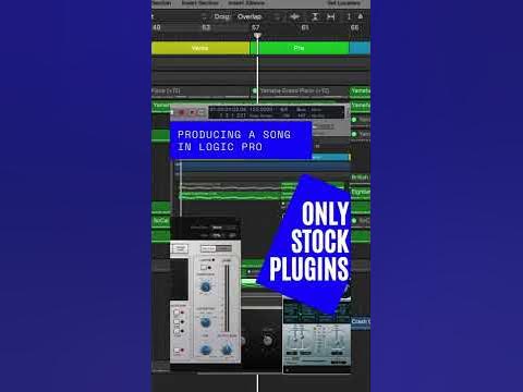 Producing a Song Using ONLY LOGIC PRO STOCK PLUGINS & INSTRUMENTS! Master Class #shorts - YouTube