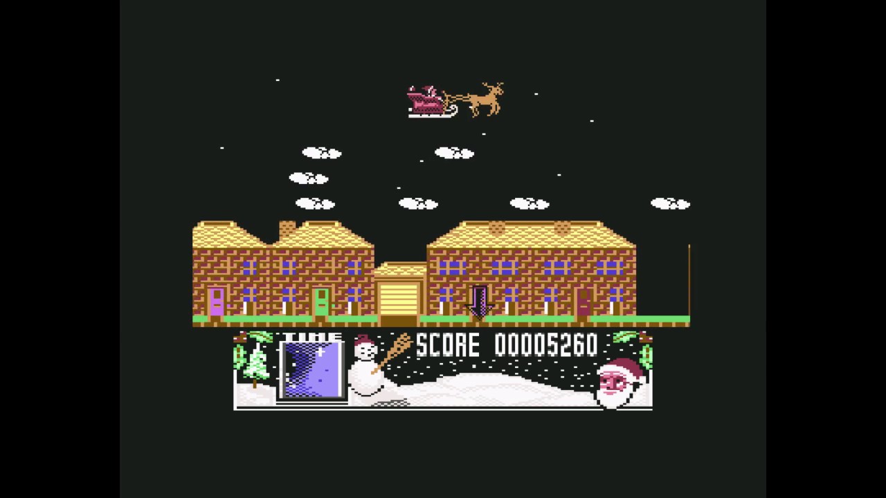 C64: The Official Father Christmas Game - YouTube