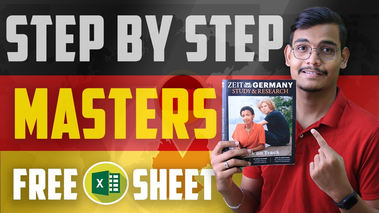 Complete Steps to Study in Germany | Excel Sheet Included🔥| Masters in ...