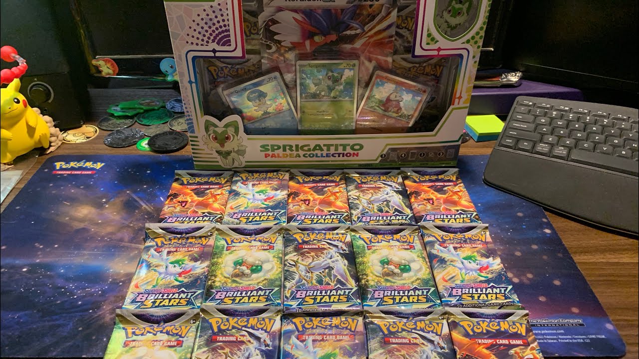 Pokémon Sprigatito Paldea Collection Box - YouTube