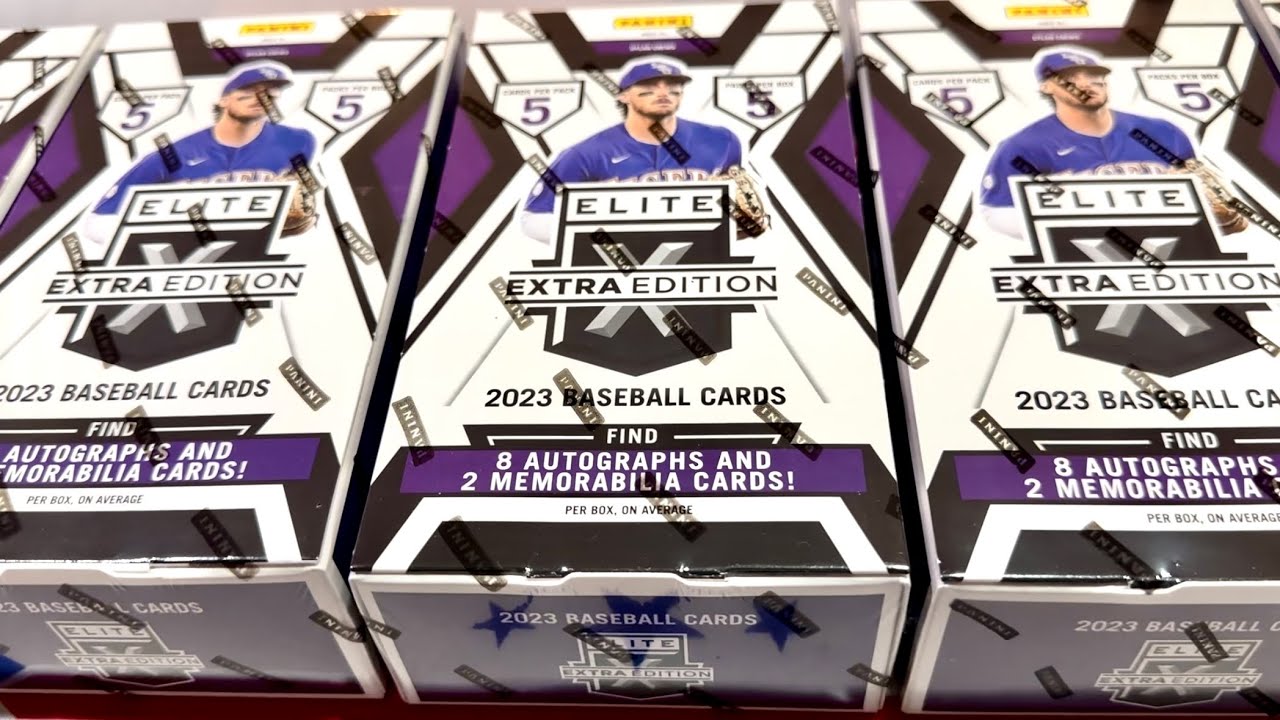 NEW RELEASE! 2023 ELITE EXTRA EDITION HOBBY BOXES! - YouTube