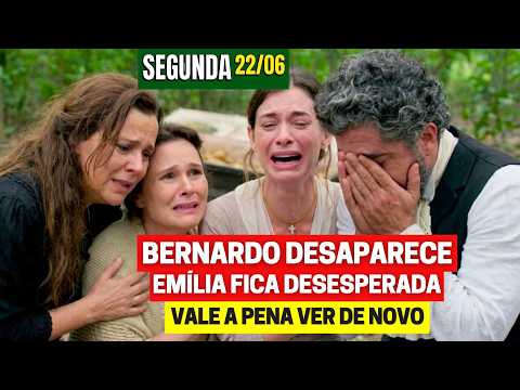 ALÉM DO TEMPO Capítulo de Hoje SEGUNDA 22/06 - Resumo Completo Novela Vale a Pena Ver de Novo Globo